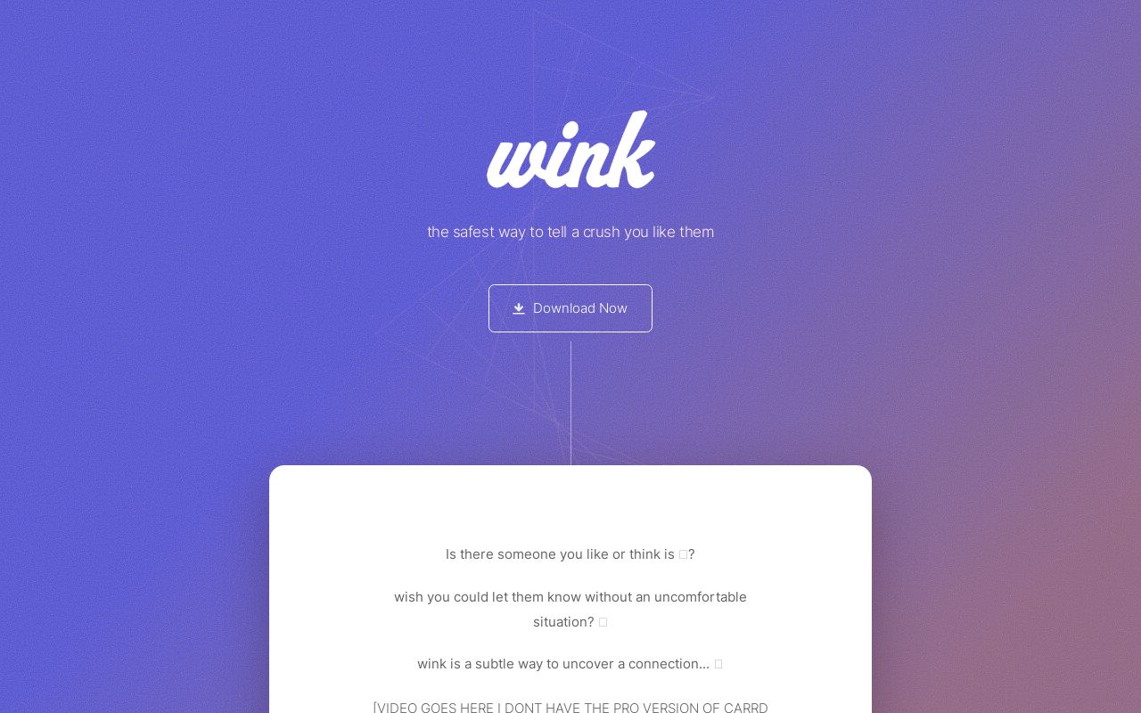 wink